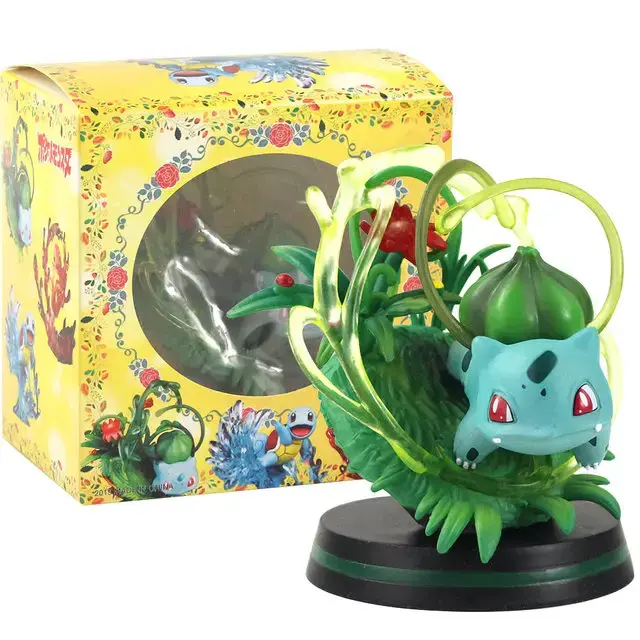 OverJoyz,Action Figure Pokemon Bulbasaur PVC Action Figure Collectible ...